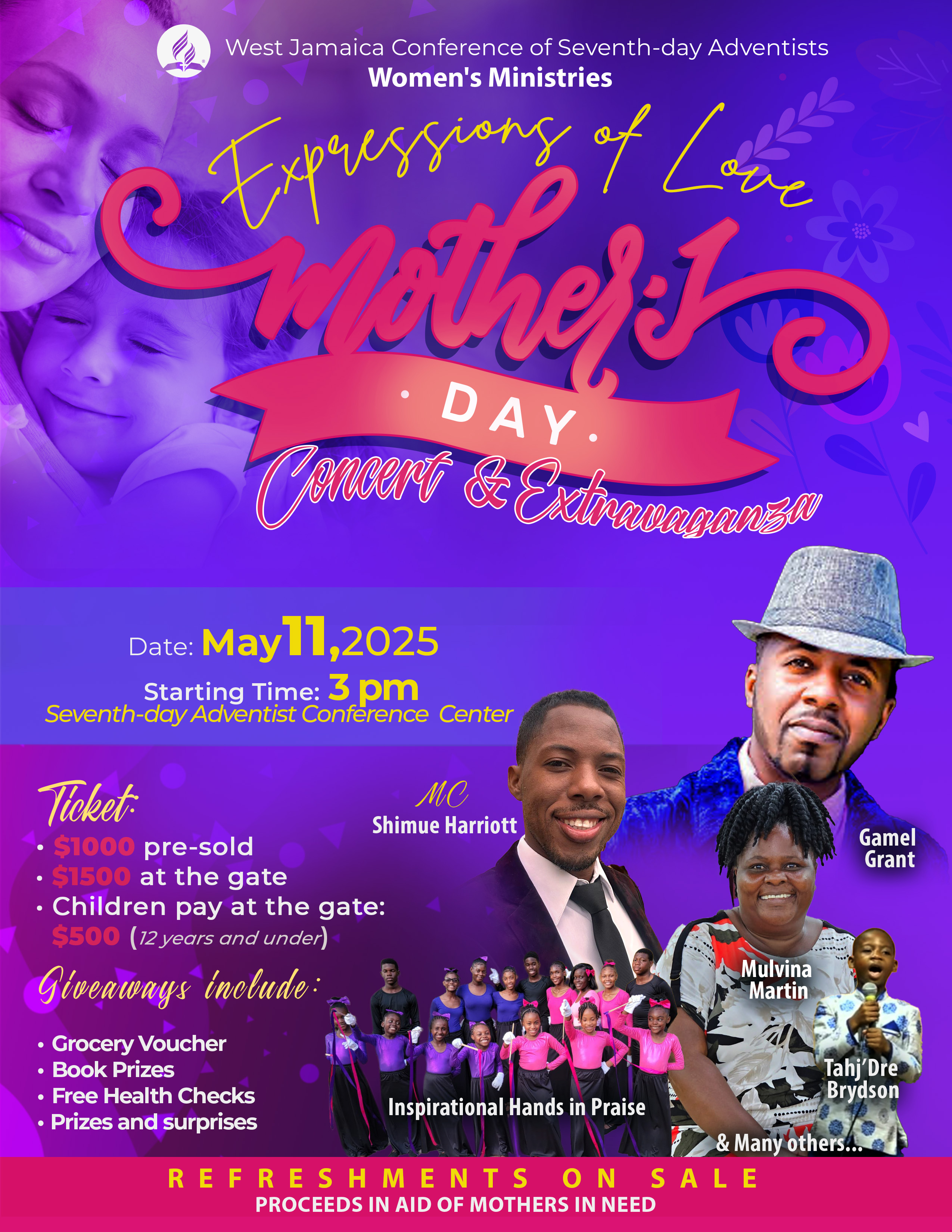 West Jamaica Conference of Seventh-day Adventists :: Mother's Day ...
